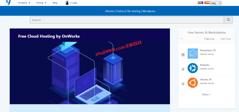 OnWorks一个Linux云桌面在线免费体验网站，可体验30多种系统，支持联网 - 主机玖玖